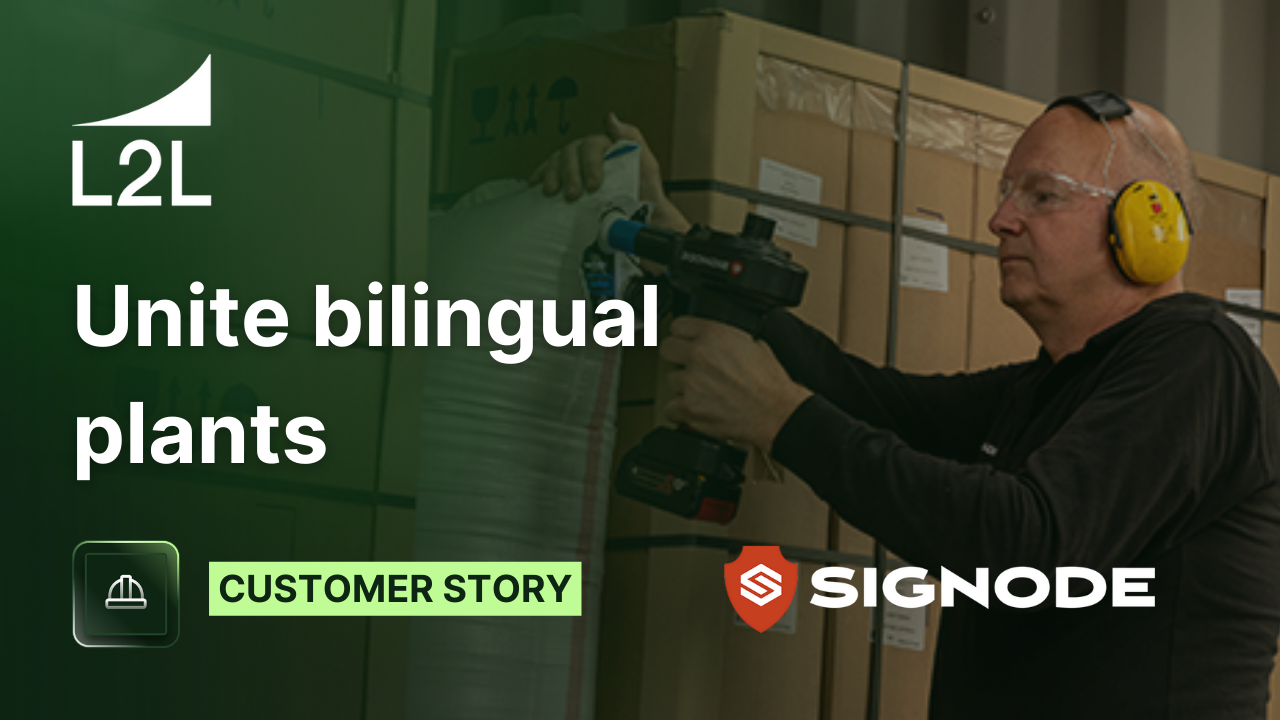 Signode Streamlines Maintenance & Production with L2L